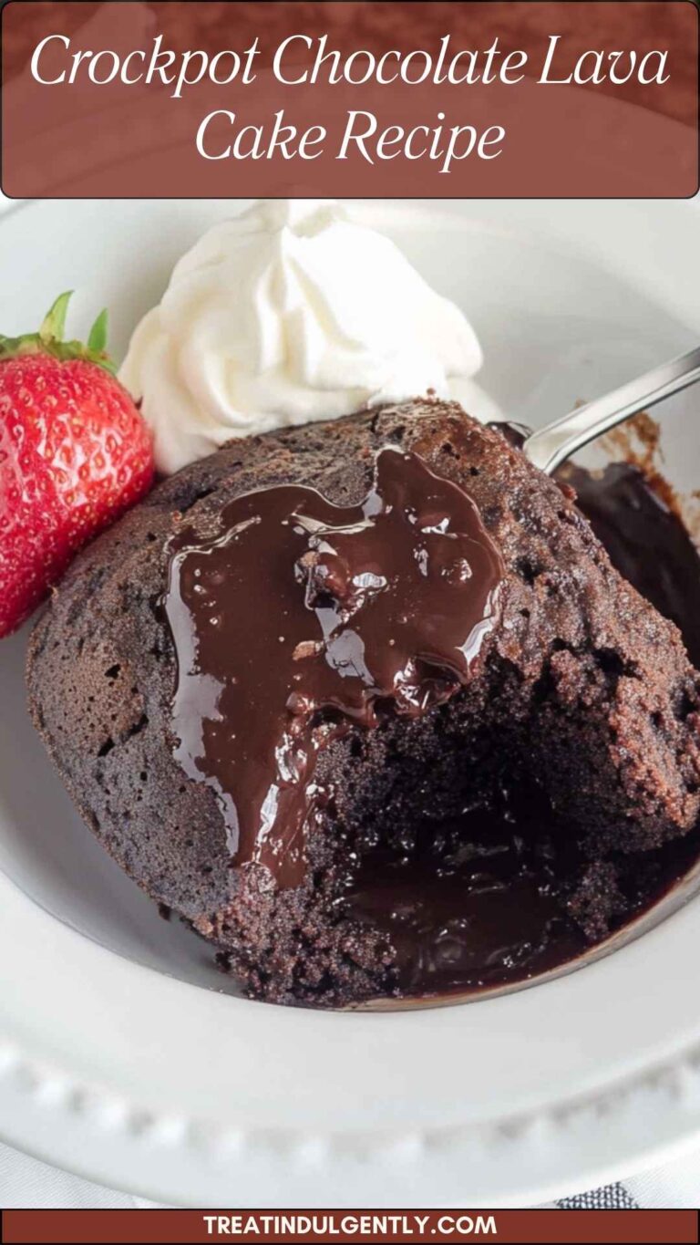 Crock Pot Chocolate Lava Cake Recipe- Treat Indulgently