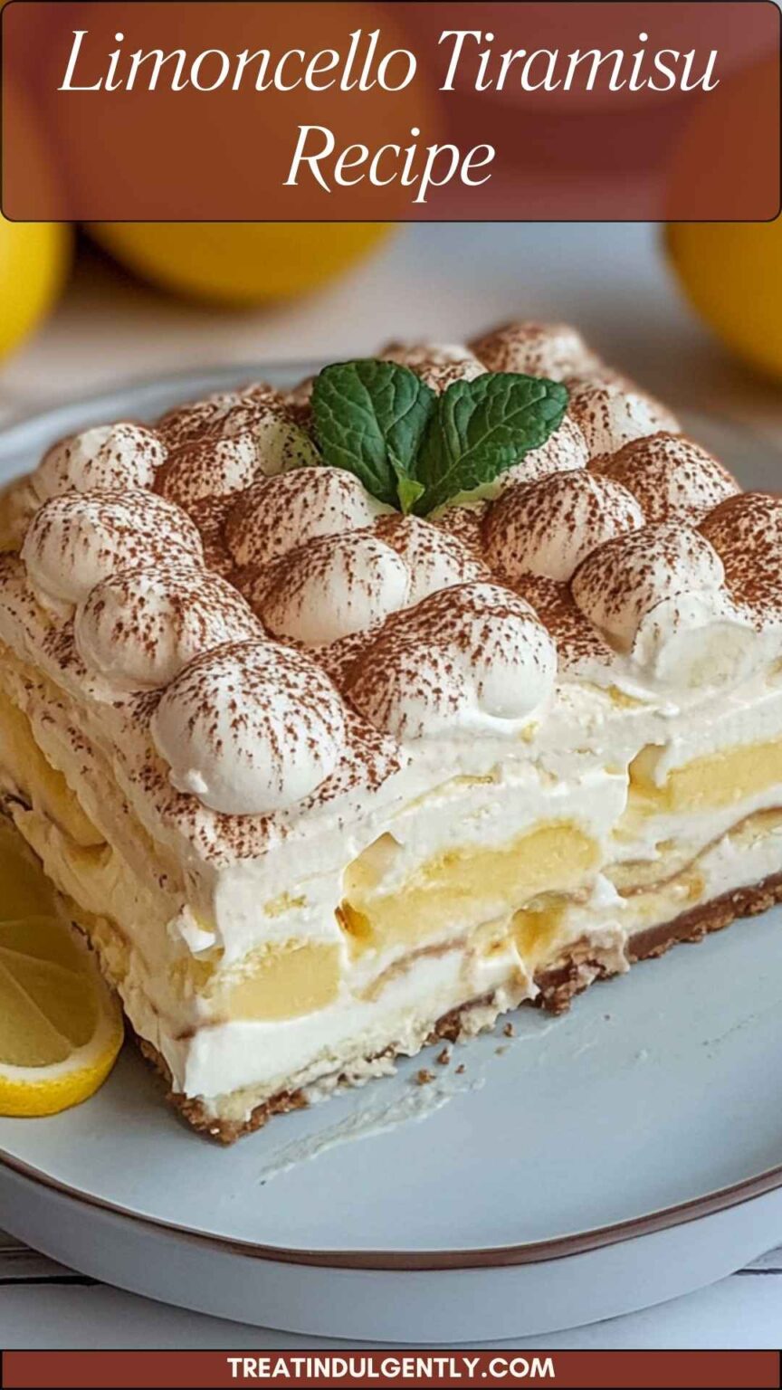 Limoncello Tiramisu Recipe - Treat Indulgently