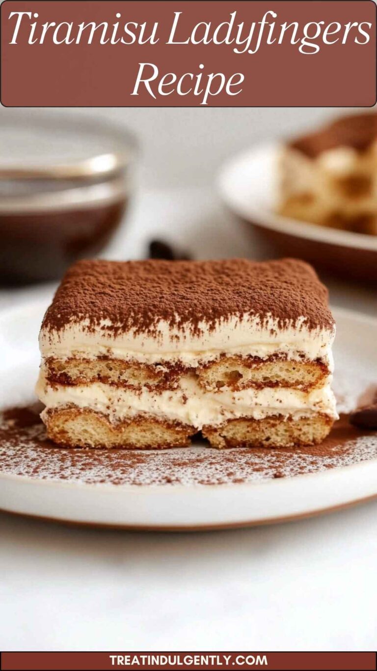 Tiramisu Ladyfingers Recipe - Treat Indulgently
