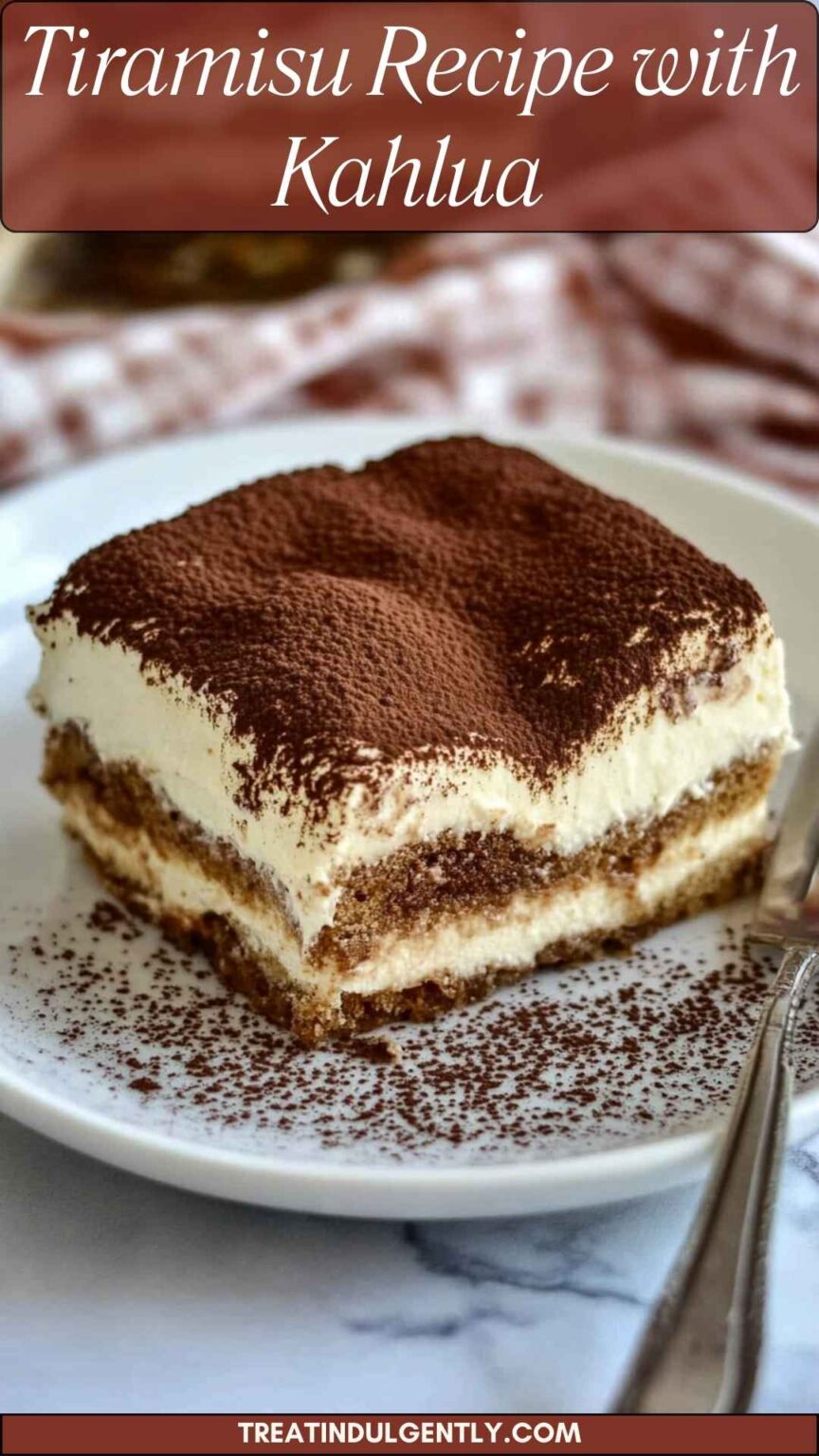Tiramisu Recipe with Kahlua - Treat Indulgently